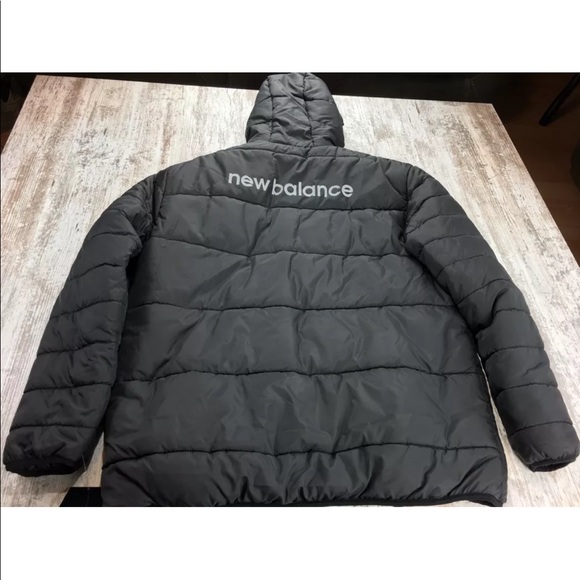 New Balance | Jackets & Coats | New Balance Puffer Tech Jacket Hooded ...